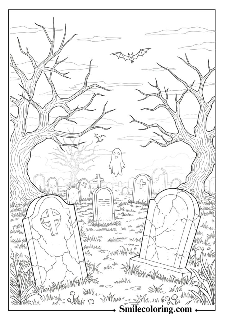 75 Horror Coloring Pages Collection: Free & Printable
