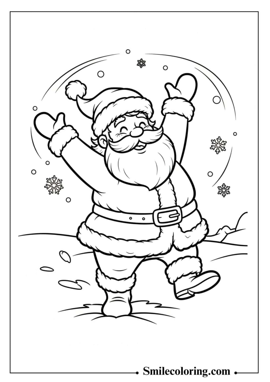 44 Free Printable Santa Claus Coloring Pages for Every Age!