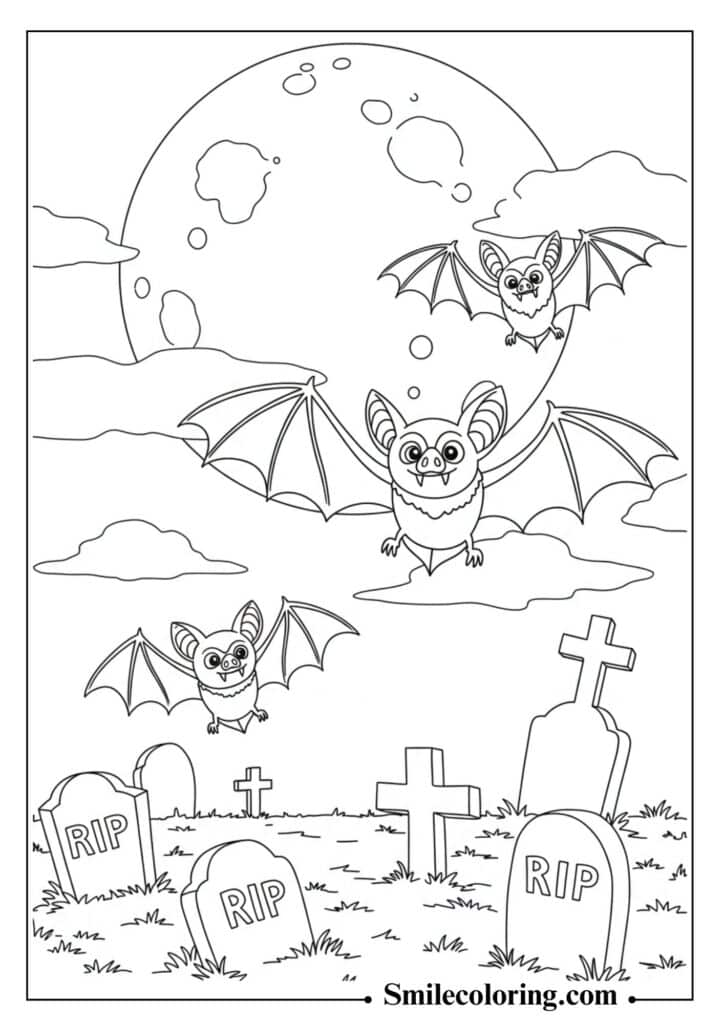 65 Free Printable Vampire Coloring Pages for Kids & Adults